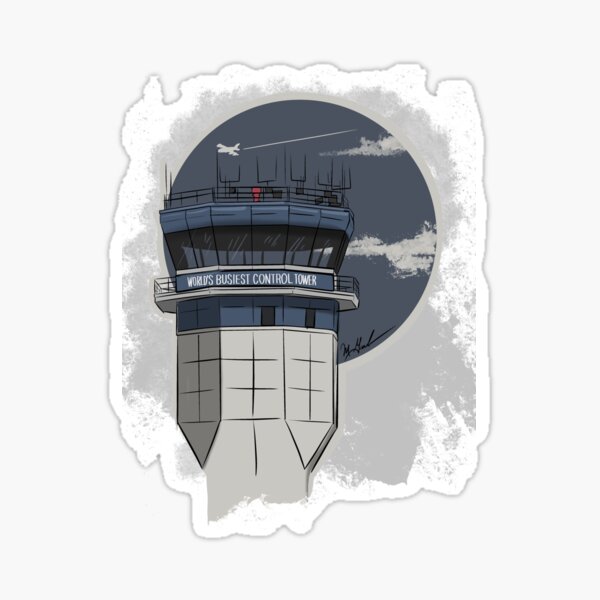 "Oshkosh Control Tower" Sticker for Sale by Statepallets | Redbubble