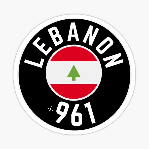 Libanon Logo Lebanon Logo Stickers For Sale | Redbubble