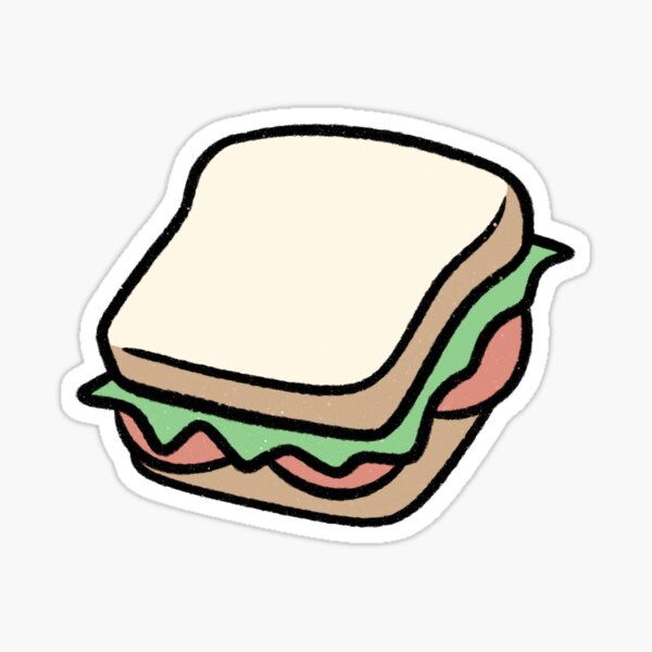 "LT Sandwich (lettuce and tomato sandwich)" Sticker for Sale by ...