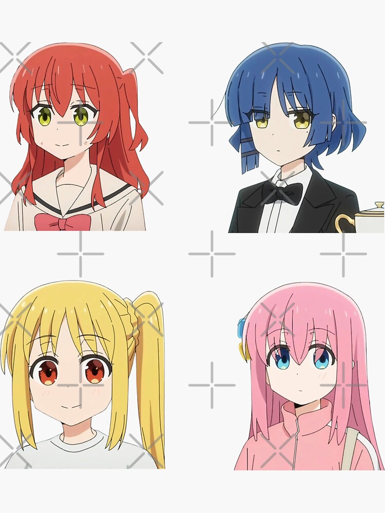 "Bocchi the Rock" Sticker for Sale by Neelam789 | Redbubble