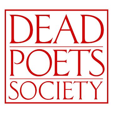 "dead poets society sticker" Sticker for Sale by vangogre | Redbubble