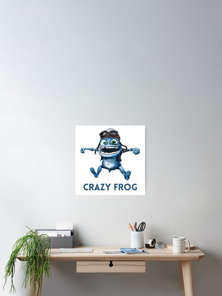 Poster for Sale mit "DJ verrückter Frosch" von Rook-art | Redbubble