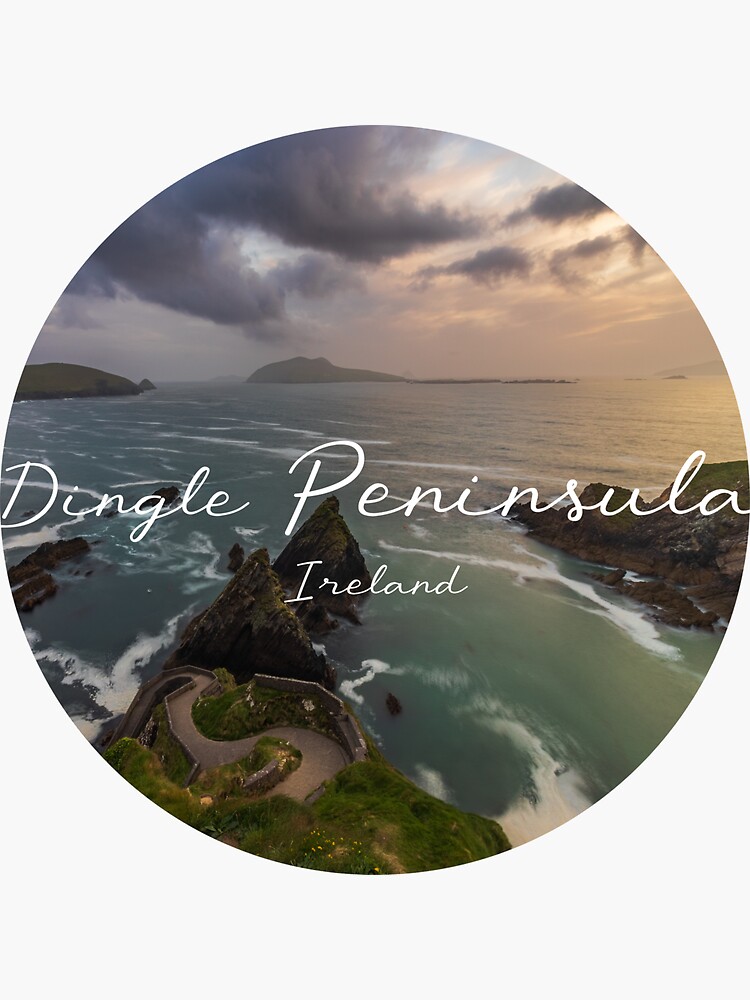 "Dingle Peninsula, Ireland" Sticker for Sale by CraftyCaptures | Redbubble