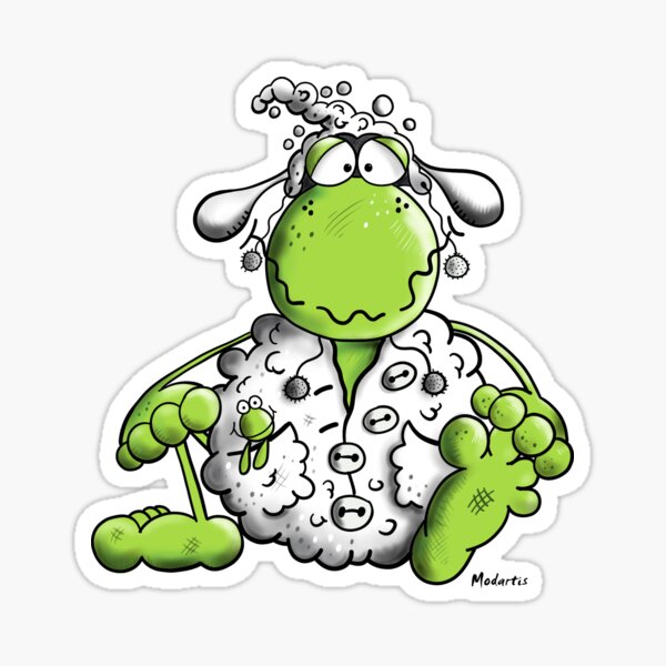 "Frog with sheep costume - Cartoon - Gift - Frogs" Sticker for Sale by ...