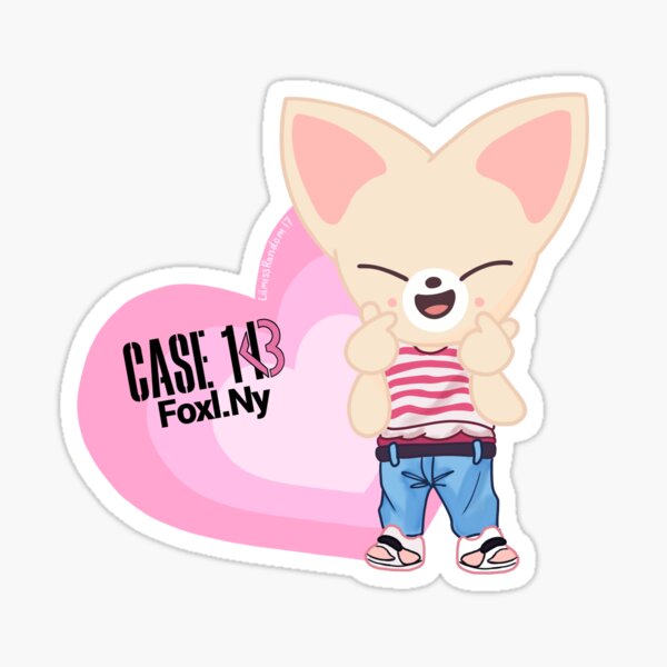 Pegatina for Sale con la obra «STRAY KIDS (SKZOO) Fox.Ny Maxident Versión A» de LilMissRandom17 ...