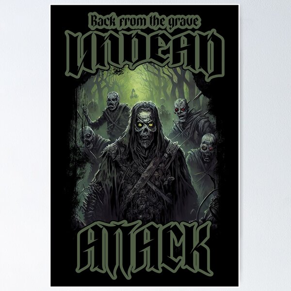 "Undead attack" Poster for Sale by Lilyashelf | Redbubble