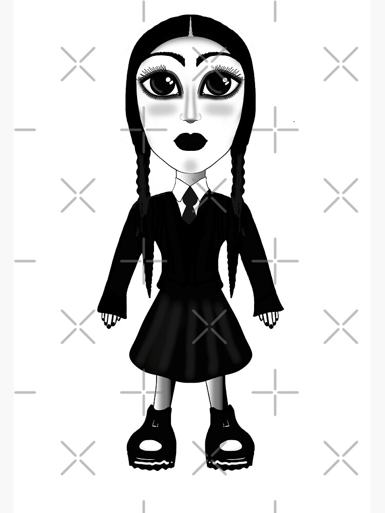 "Wednesday" Sticker for Sale by Vannox | Redbubble