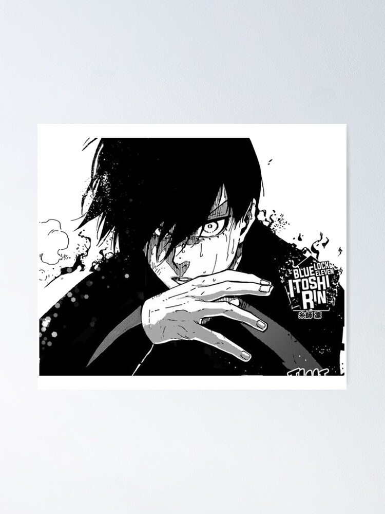 "Blue Lock Rin Itoshi" Poster for Sale by TATAKAEE | Redbubble