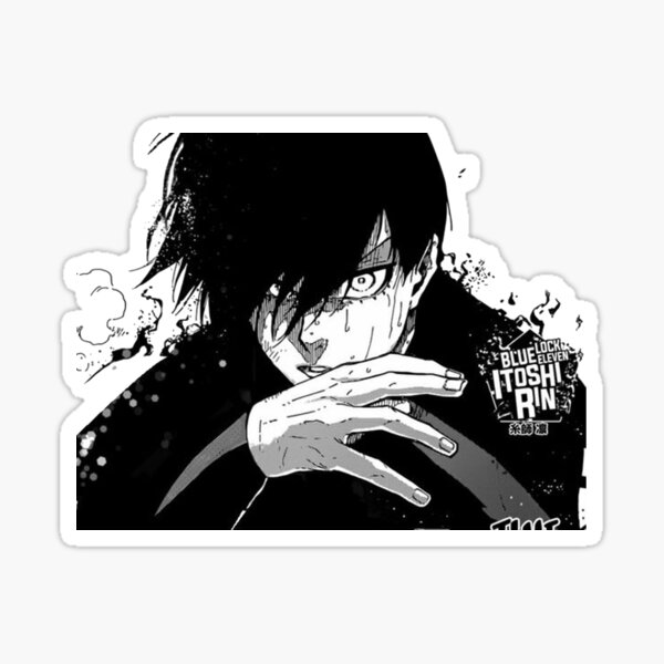 "Blue Lock Rin Itoshi" Sticker for Sale by TATAKAEE | Redbubble