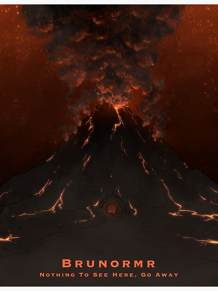 "Brunormr Travel Poster" Greeting Card for Sale by RWDPodcast | Redbubble