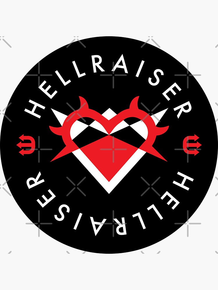 "Black Hellraiser " Sticker for Sale by estetco | Redbubble