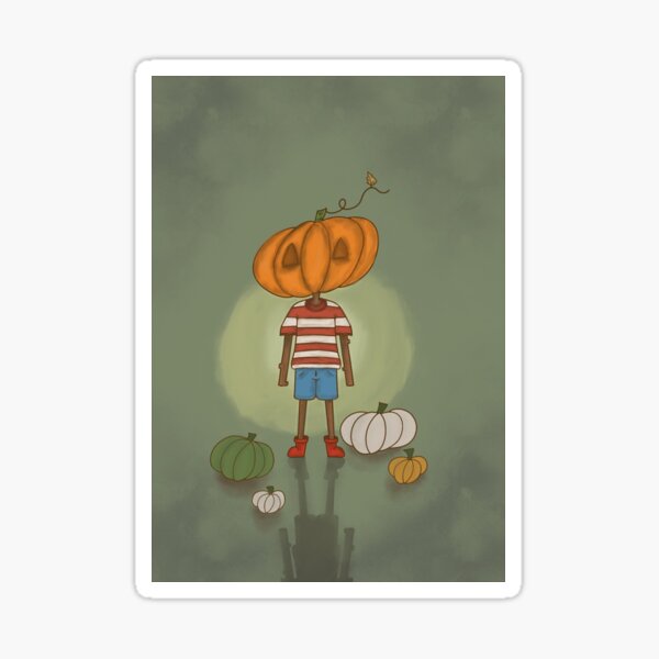 "Spooky Patch" Sticker for Sale by BuzzGeeArt | Redbubble