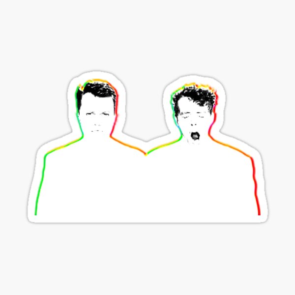 "Chris & Neal" Sticker for Sale by Bob Dijkers | Redbubble