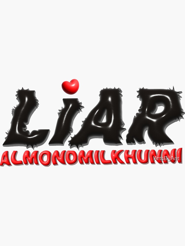 "LIAR" Sticker for Sale by ArtsByAnt | Redbubble