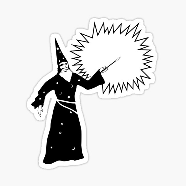 "TSR -Wizard- Old School Dungeons and Dragons" Sticker for Sale by ...