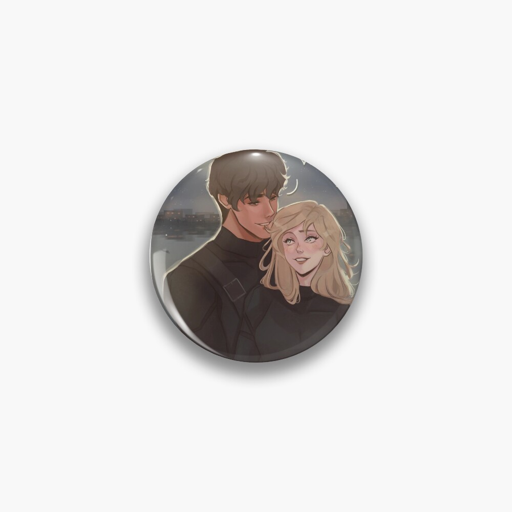 "Sam and Celaena " Sticker for Sale by Hachandraws | Redbubble