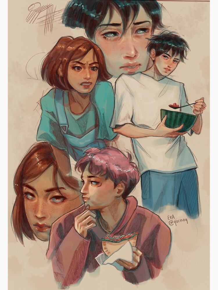 "jjk trio character sheet" Poster for Sale by qorndoq | Redbubble