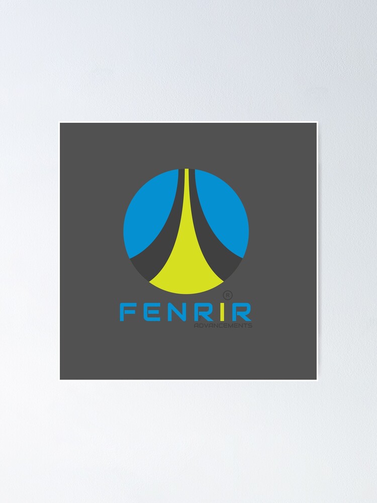 "Fenrir Logo" Poster by Minimacman | Redbubble