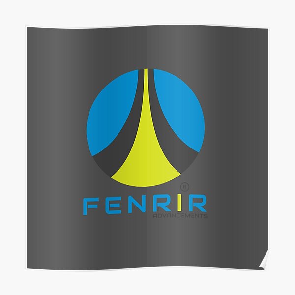 "Fenrir Logo" Poster by Minimacman | Redbubble