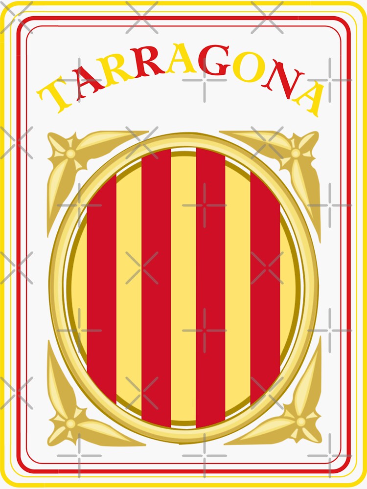 "Catalonian Seal Tarragona" Sticker for Sale by FedSherDesign | Redbubble