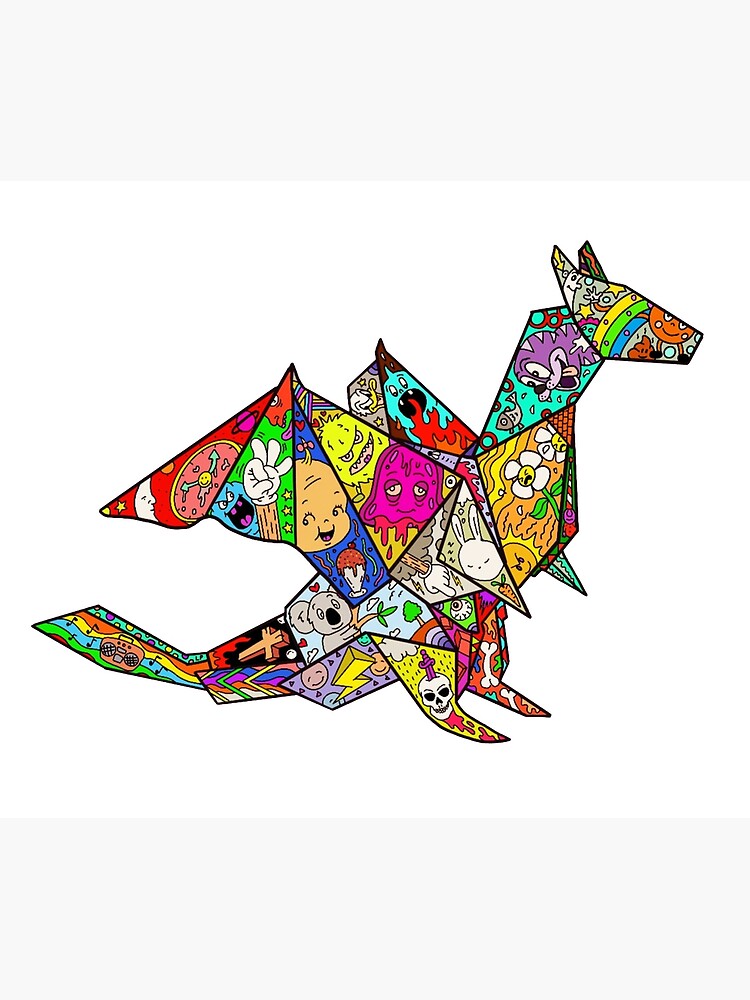 "Lucifer Origami Graffiti Dragon" Poster for Sale by Lucifer-Design ...