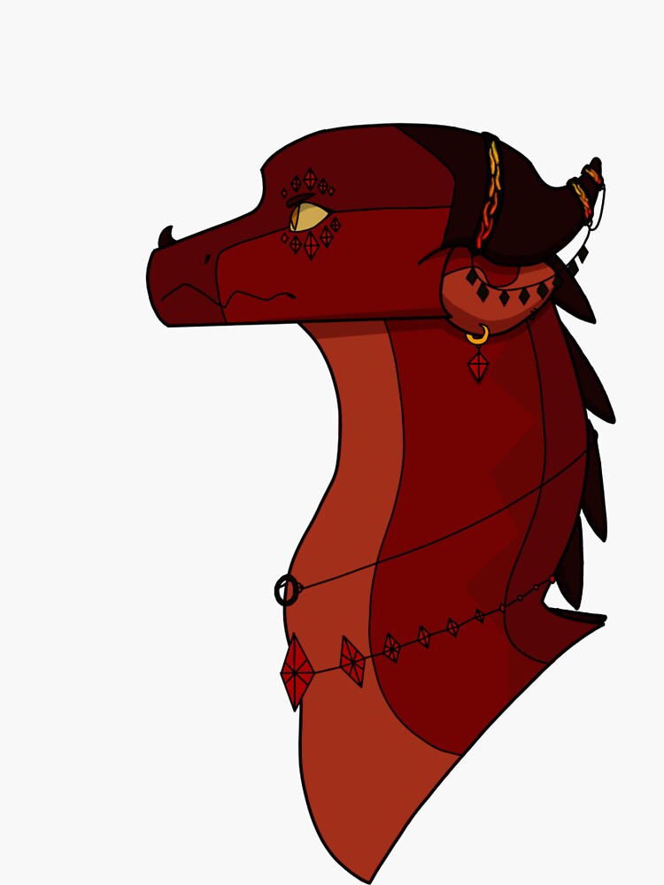 "Queen Ruby" Sticker for Sale by EmbertheDragon | Redbubble