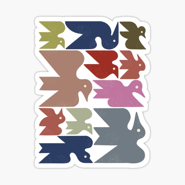 "Flock No. 1" Sticker for Sale by rlthull | Redbubble