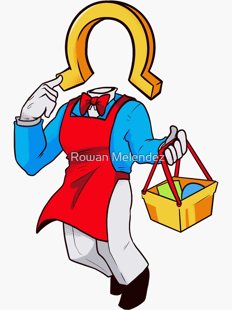 "omega mart man" Sticker for Sale by 0Sapphire0 | Redbubble