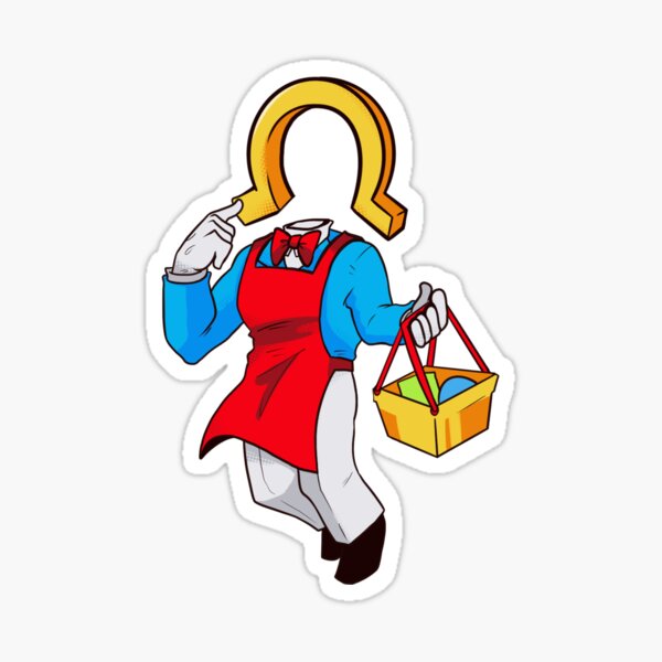 "omega mart man" Sticker for Sale by 0Sapphire0 | Redbubble