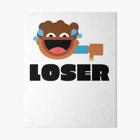 "You Are A Loser Funny Meme LOL Thumbs Down Laughing Hard Loser Face ...