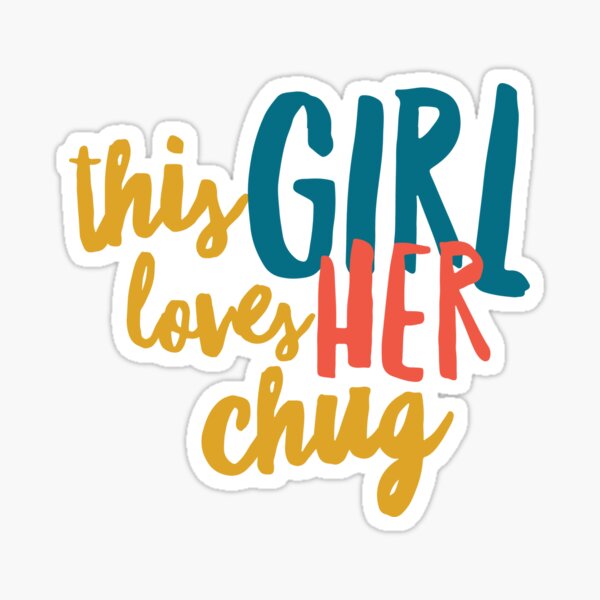 Chug Love Sticker For Sale By Amisdelamer Redbubble