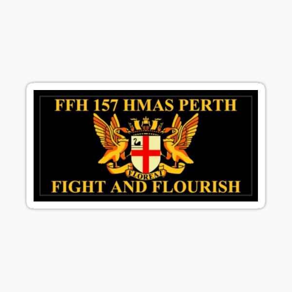 "HMAS PERTH" Sticker for Sale by RENAGADE4LYF | Redbubble