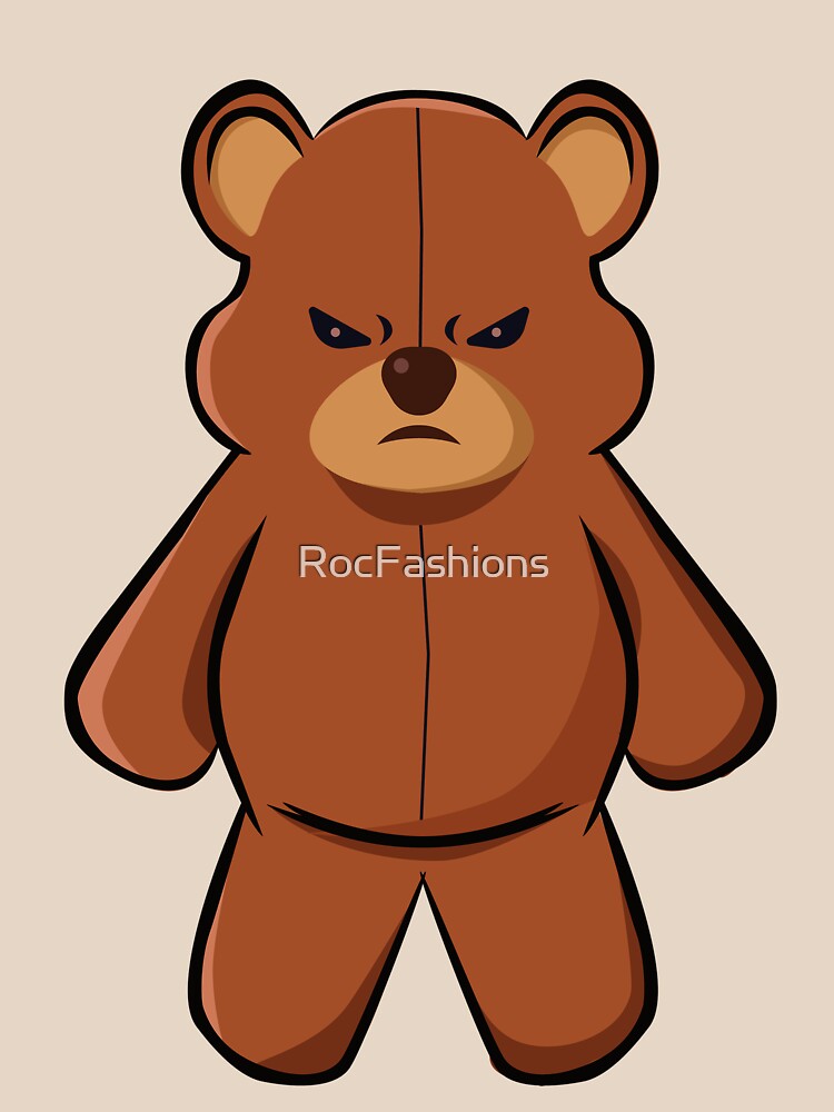 "Mr Grumpy Teddy Bear" T-shirt for Sale by RocFashions | Redbubble | mr ...
