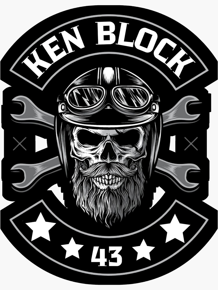 "Ken Block Race " Sticker for Sale by Rsltrovaobryan | Redbubble
