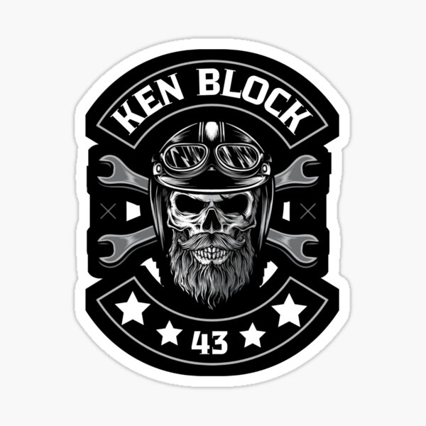 "Ken Block Race " Sticker for Sale by Rsltrovaobryan | Redbubble