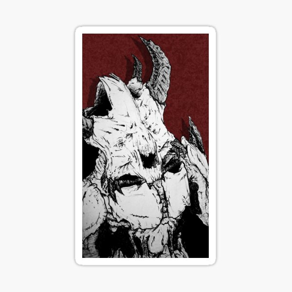 "Demon King" Sticker for Sale by MonsterMock-Ups | Redbubble