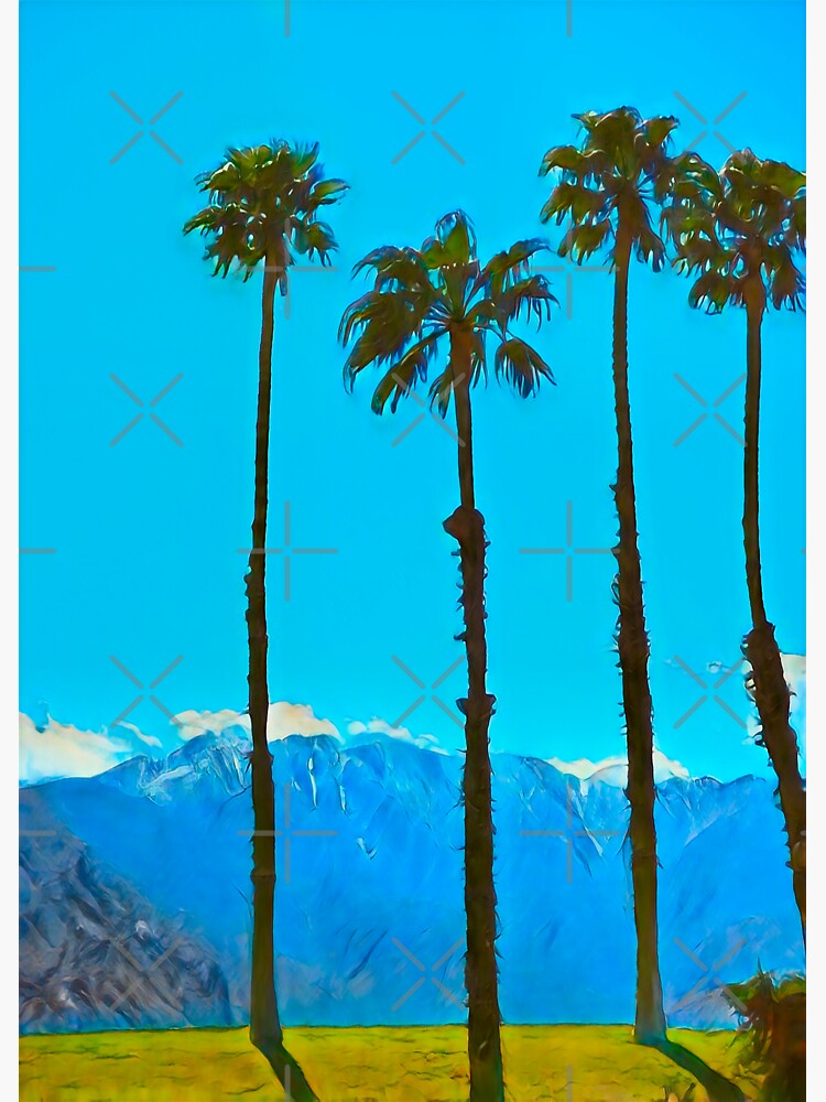 "California palms" Sticker for Sale by nastyneon | Redbubble