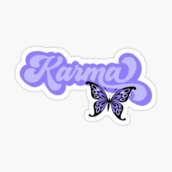 "Copy of karma butterfly!" Sticker for Sale by theerastour | Redbubble