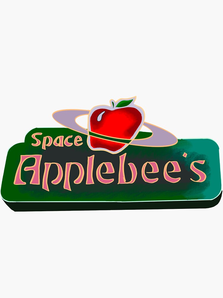 "Space Applebees High On Life" Sticker for Sale by CupricDesignCo ...
