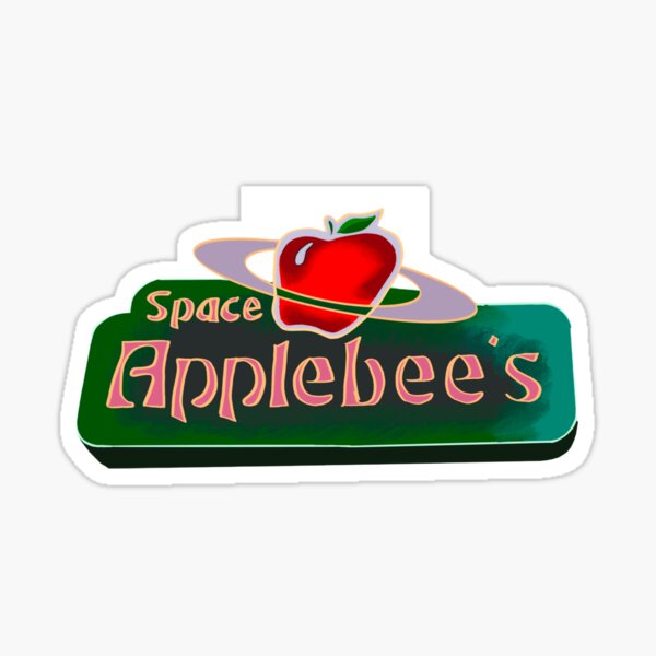 "Space Applebees High On Life" Sticker for Sale by CupricDesignCo ...