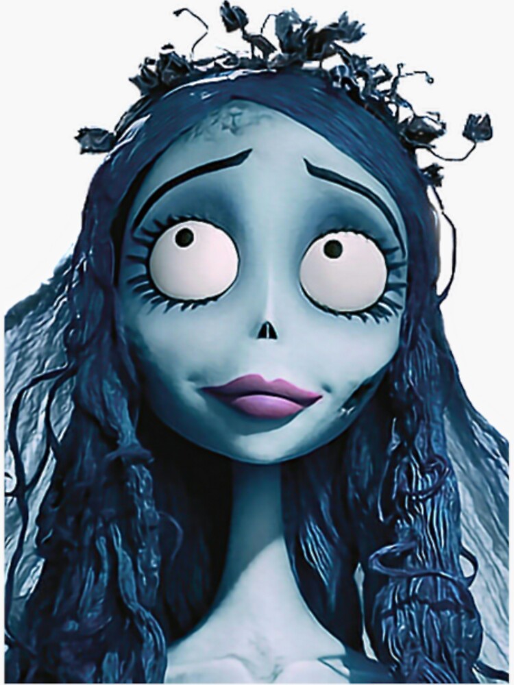 "corpse wife " Sticker for Sale by cleopatrafloren | Redbubble