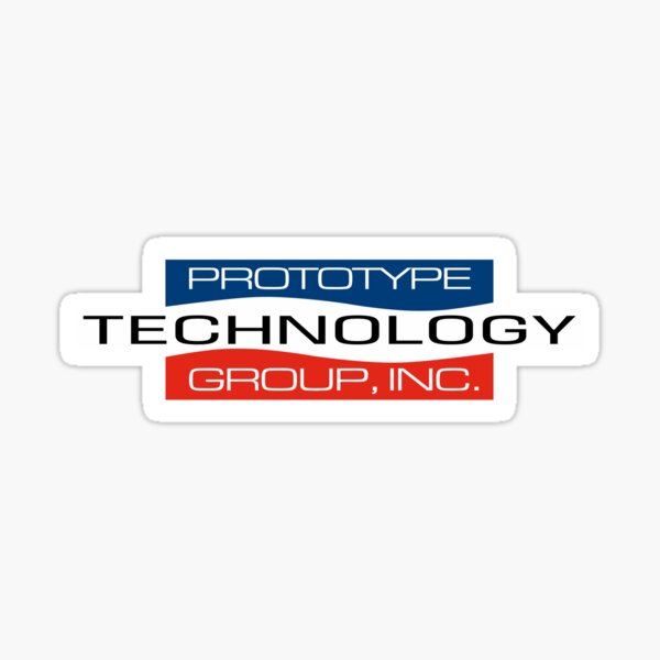 "Prototype Technology Group Red and Blue" Sticker for Sale by ...