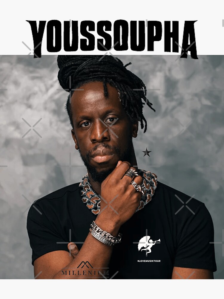 "YOUSSOUPHA MILLENIUM 2023" Sticker for Sale by JessicaReho007 | Redbubble