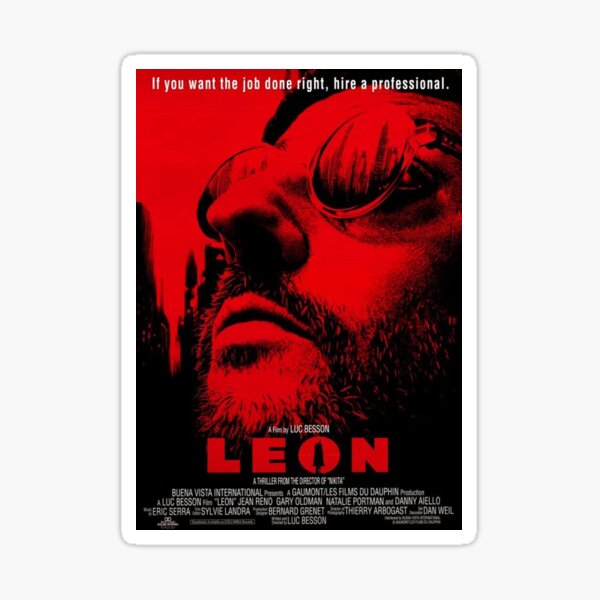 "leon the professional" Sticker for Sale by prifix-design | Redbubble