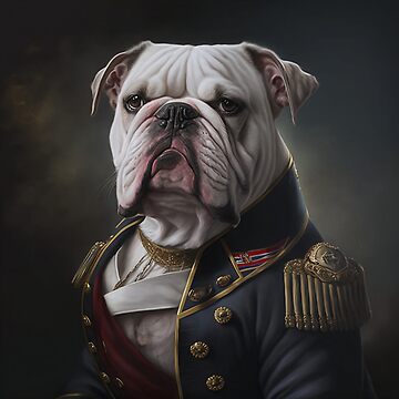 "Major General Admiral Bulldog" Poster for Sale by danielmeridian ...