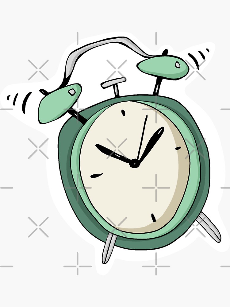 "Alarm Clock" Sticker for Sale by alachiki | Redbubble