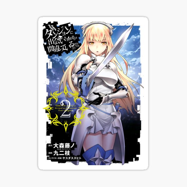 "Danmachi" Sticker for Sale by CERA23 | Redbubble