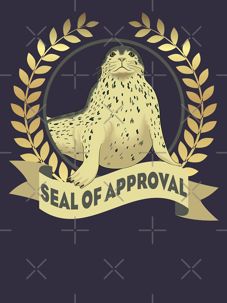 "Seal Of Approval - Funny Animal" T-shirt for Sale by Studiopork ...