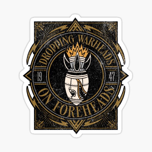 "Warheads on Foreheads USAF" Sticker for Sale by trendofstory | Redbubble