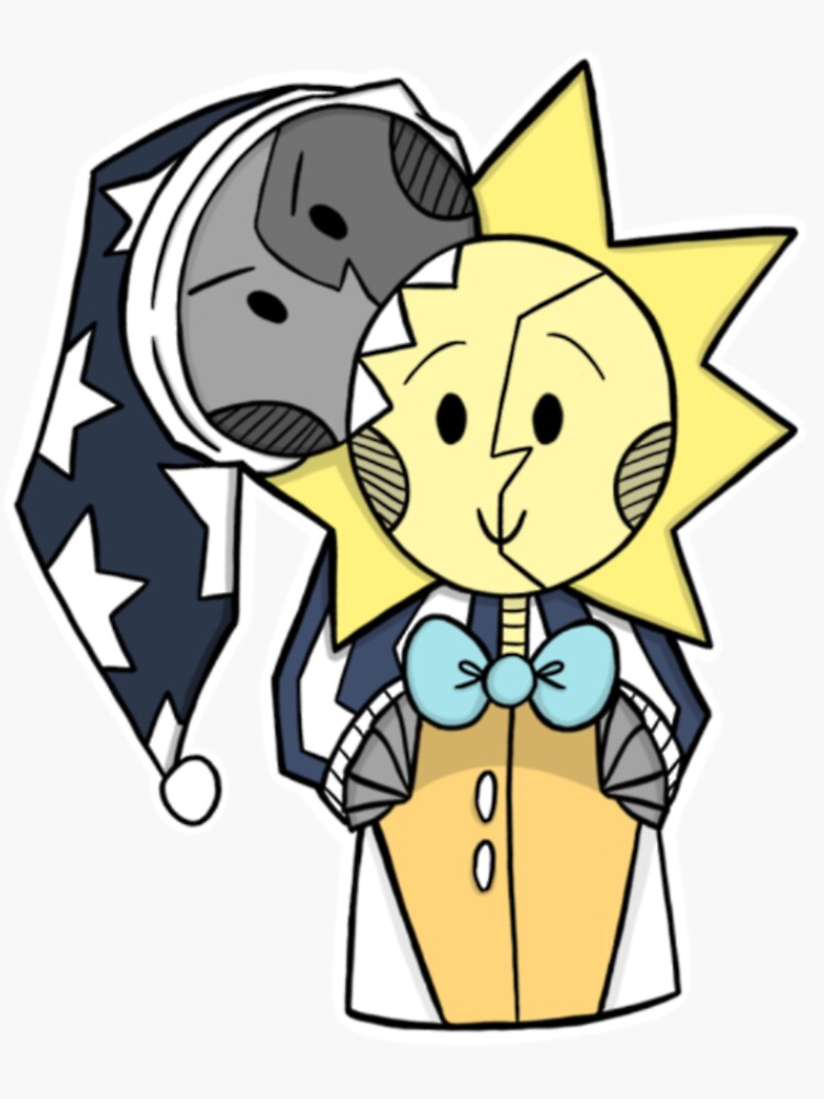 "Sundrop and Moondrop" Sticker for Sale by dreamsleeper227 | Redbubble